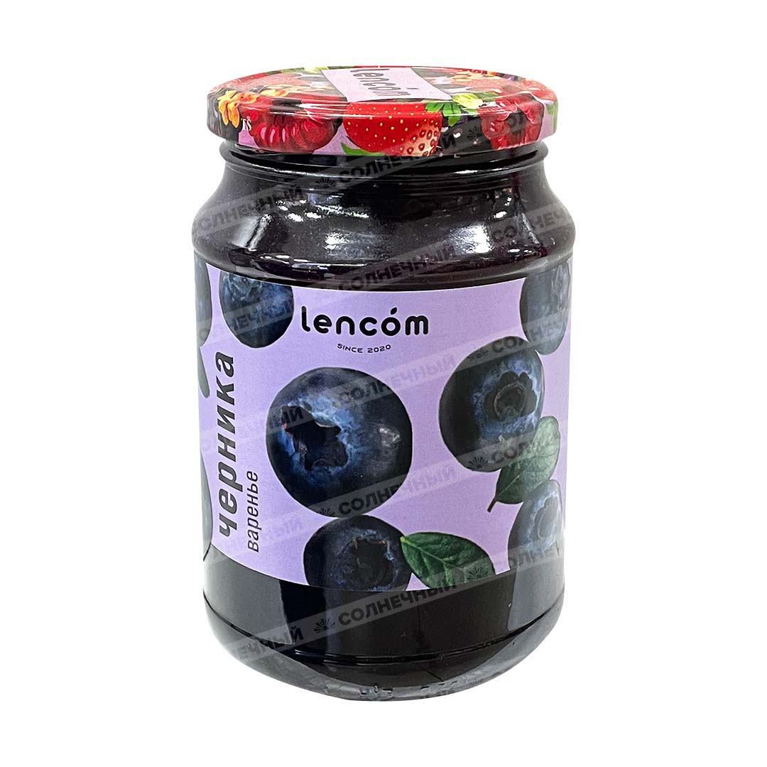 Варенье Lencom Черника 900г стеклянная банка — купить с доставкой на дом в интернет-магазине ...