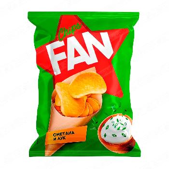 Чипсы Fan Сметана/Лук 65 г — купить с доставкой на дом в интернет ...