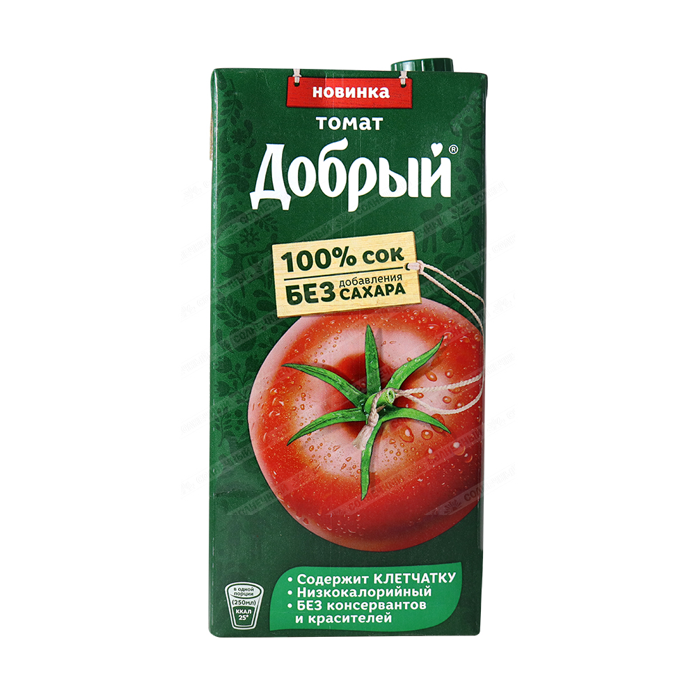 Сок Добрый Томатный с солью 2 л — купить с доставкой на дом в интернет ...