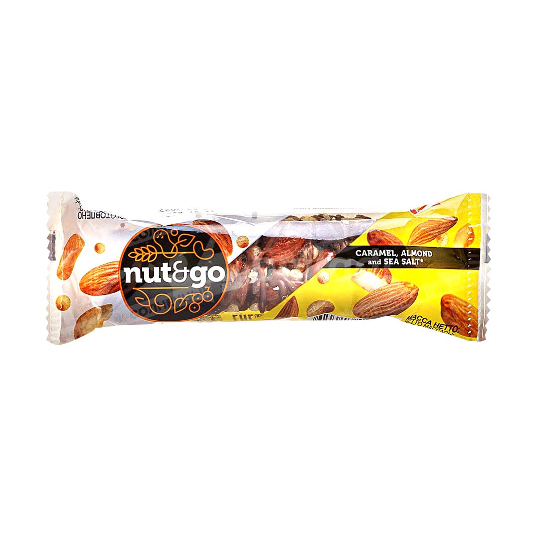 Батончик Nut & Go Миндальный 34г — купить с доставкой на дом в интернет-магазине Солнечный